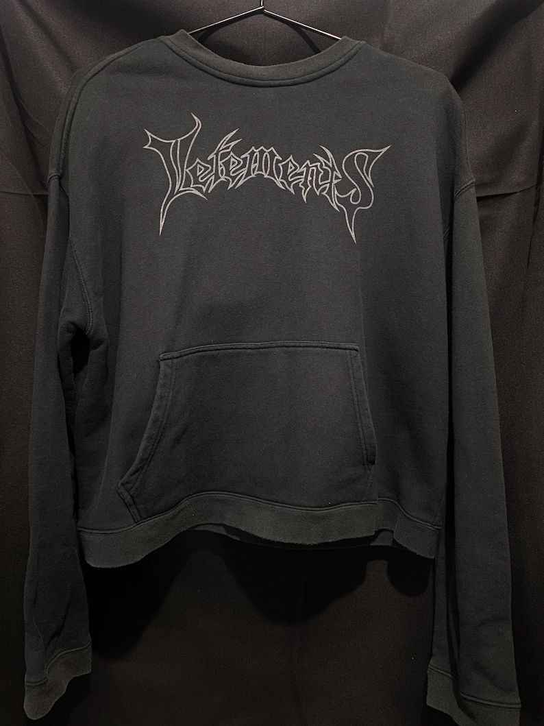 Vetements X Champion Collaboration Reversible Hoodie - Etsy