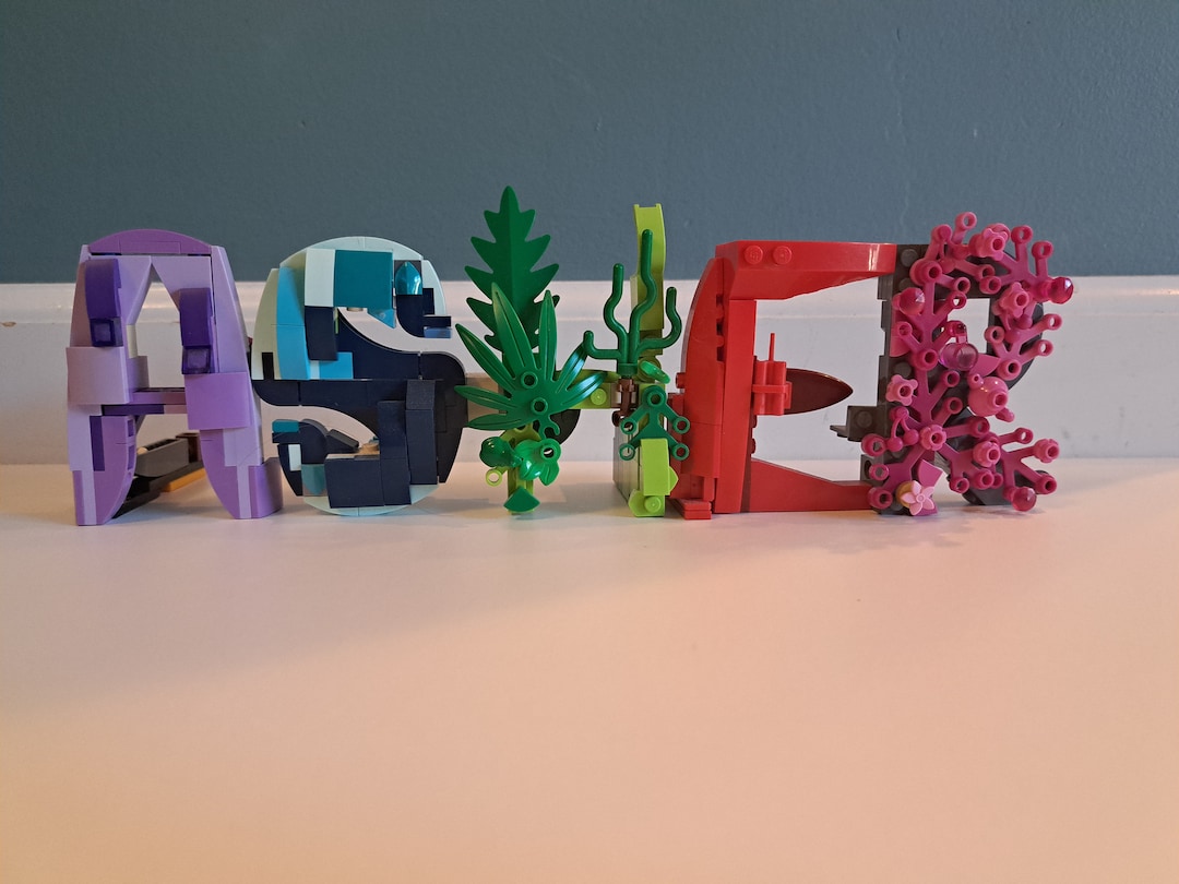 Custom Lego Name - Etsy