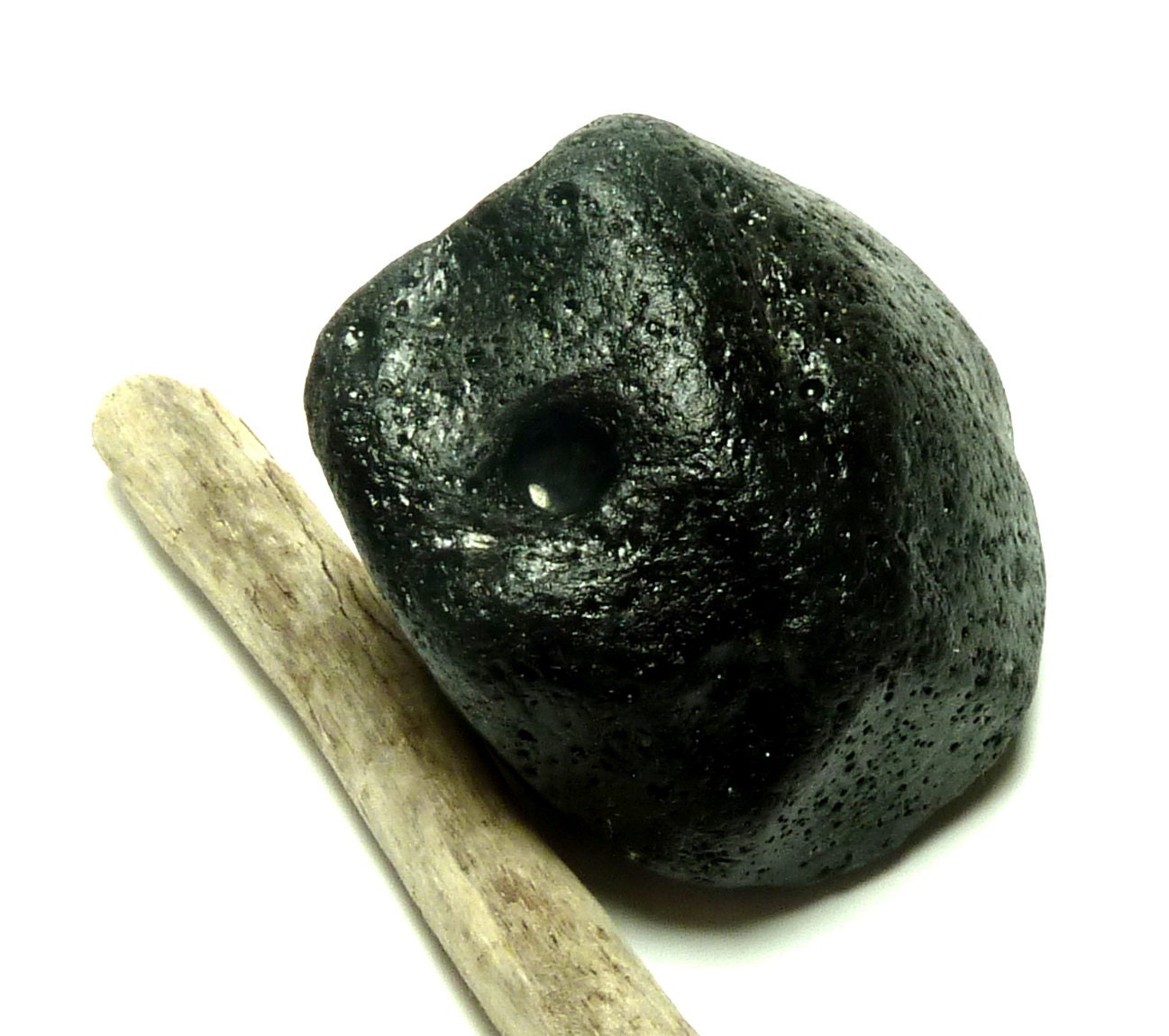 BLACK PINE Genuine Leland Slag Stone Glass Rock RARE Black - Etsy