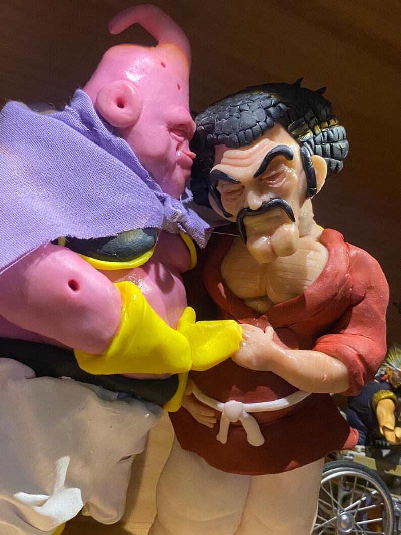 Pregnant Hercule And Majin Buu Sculpt Etsy