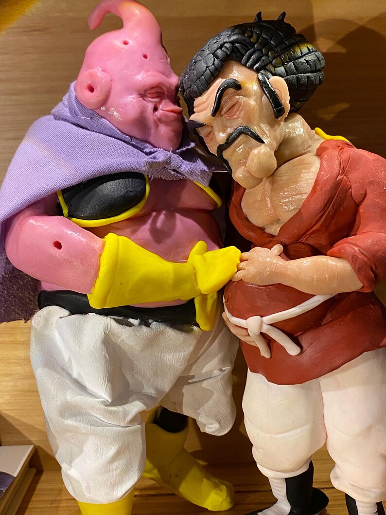 Pregnant Hercule And Majin Buu Sculpt Etsy