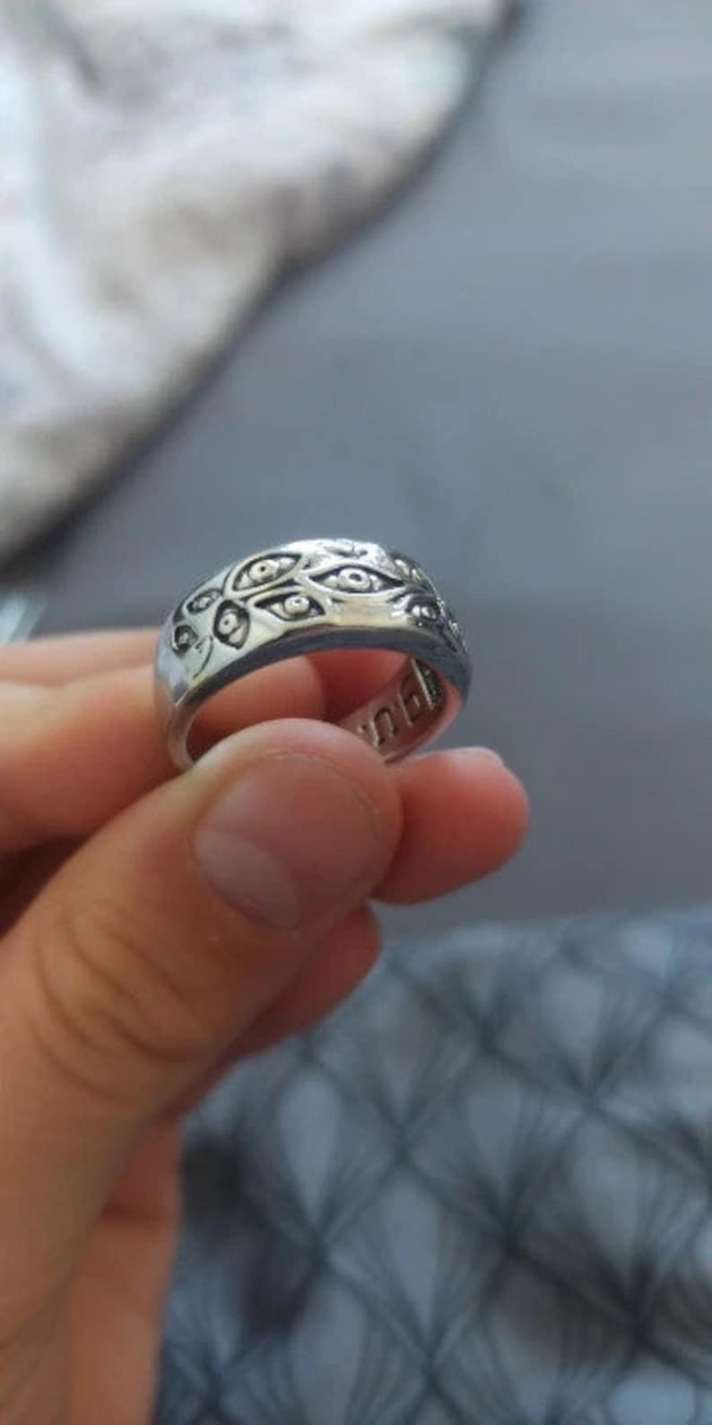 Jujutsu Kaisen Ring Sukuna Spinner, Gold Fidget Anxiety Relief Ring ...