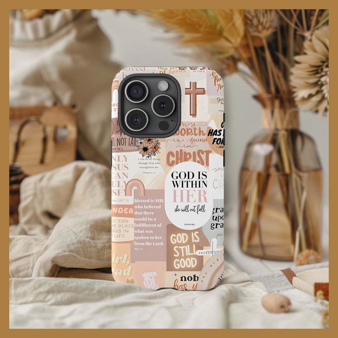 Christian Bible Verse Phone Case, Wildflowers Inspires Religious ...