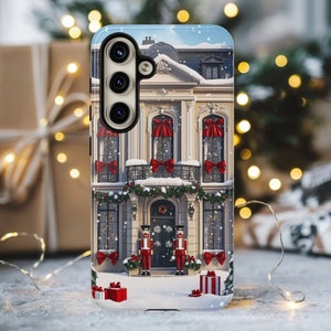 Custom Name Christmas Phone Case, Xmas Nutcracker Case, Personalised ...