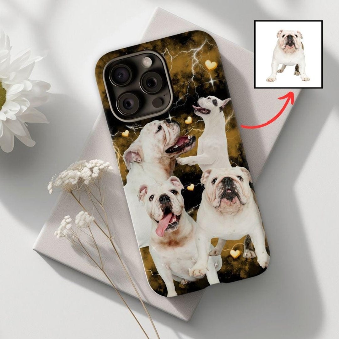 Custom Pet Phone Case With Pet Photo, Custom Dog iPhone 16 15 14 Case ...