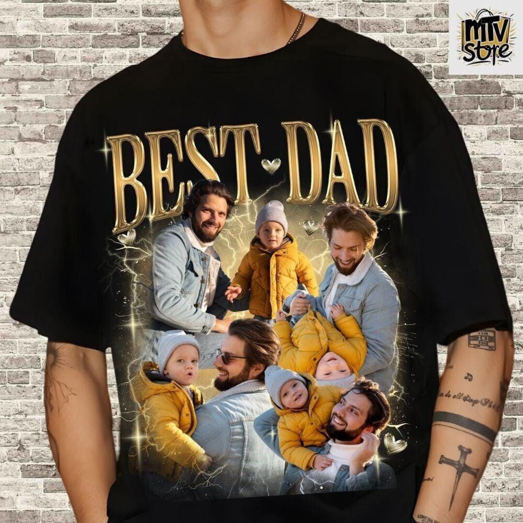 Customized Bootleg Shirt, Best Dad Ever Shirt, Custom Bootleg Rap Tee ...