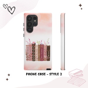 Personalized Favorite Book Phone Case for Bookworm Reader, Reading ...