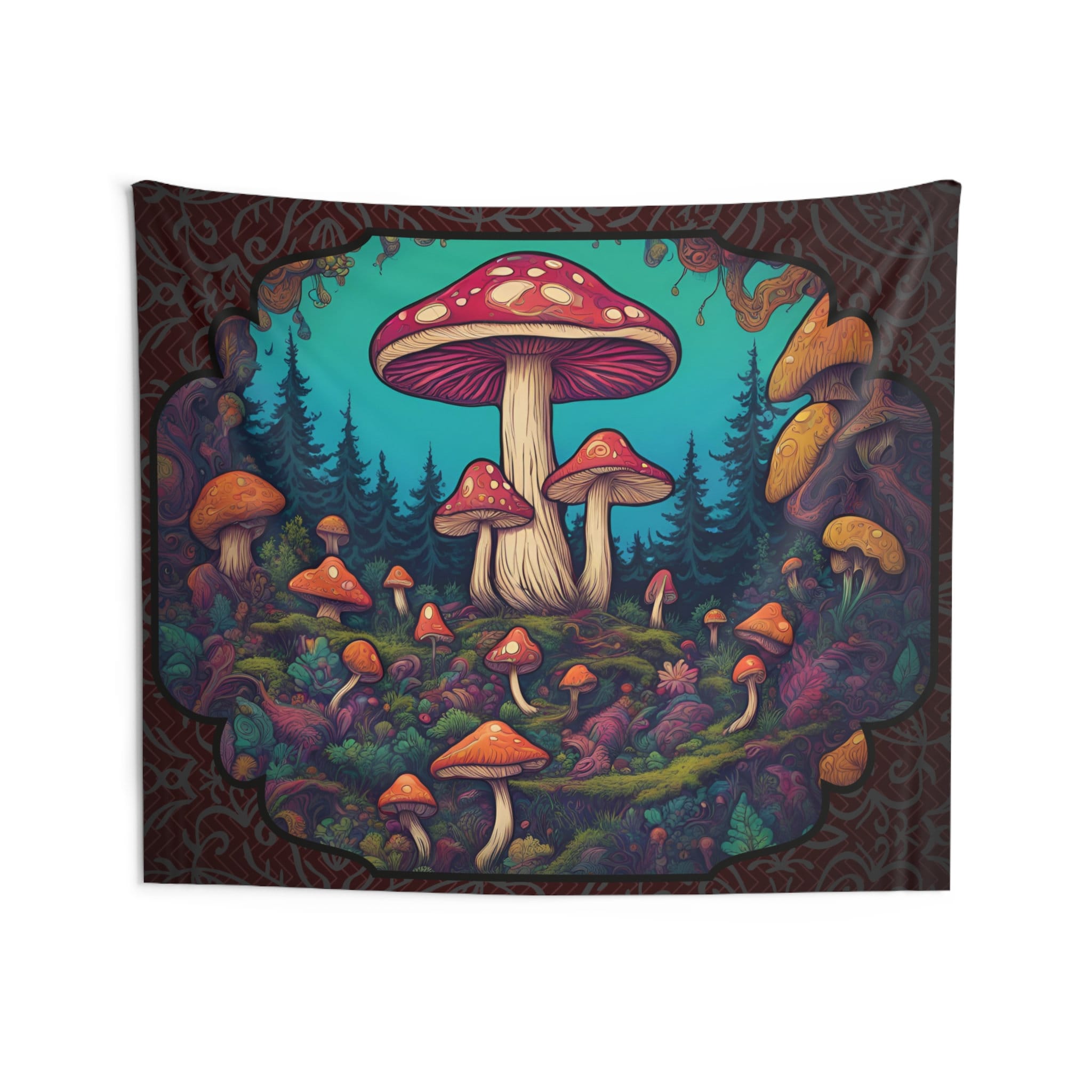 Cottagecore Mushroom Tapestry, Weirdcore Home Decor - Etsy