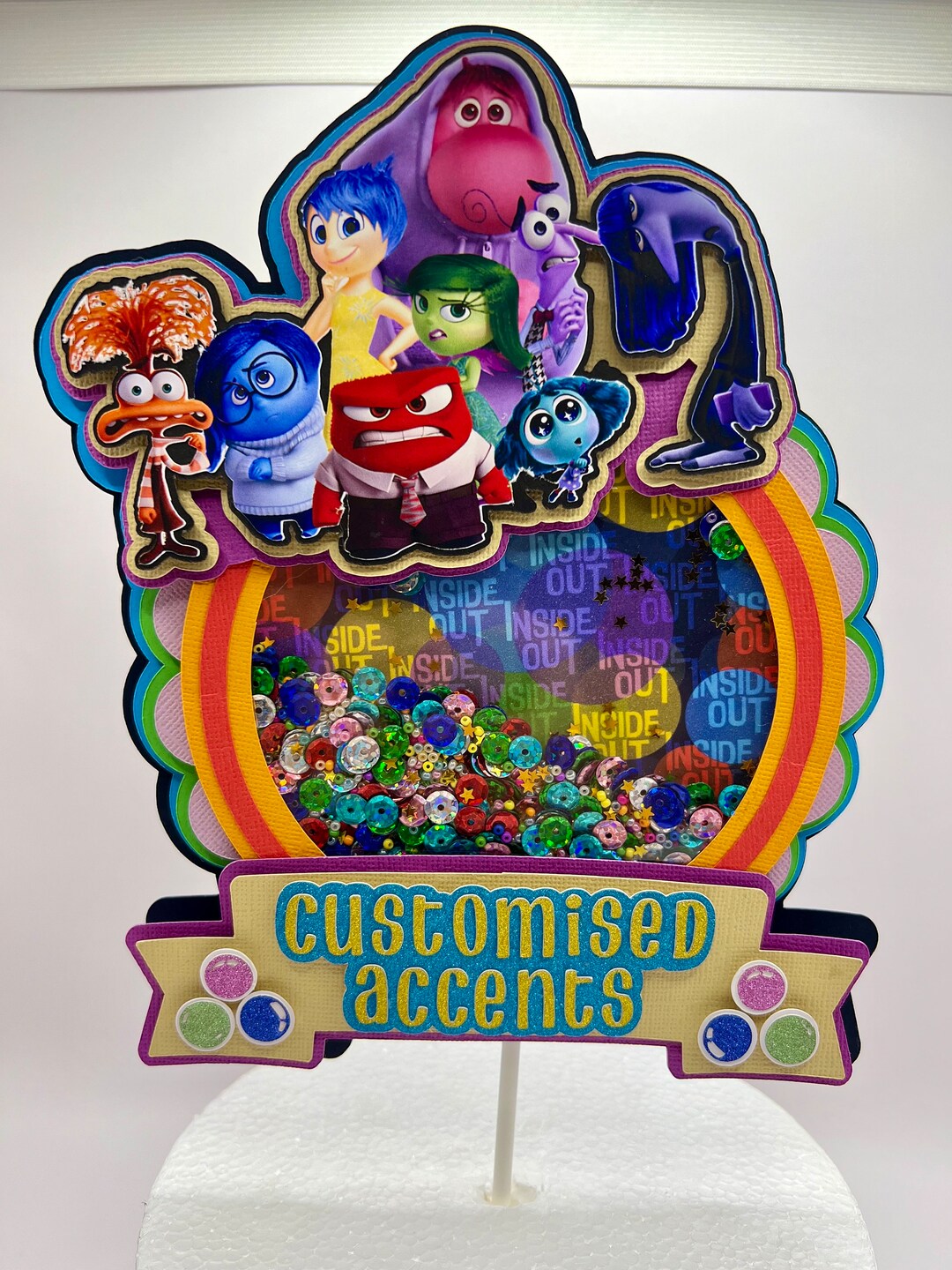 Inside Out 2 Cake Topper - Etsy