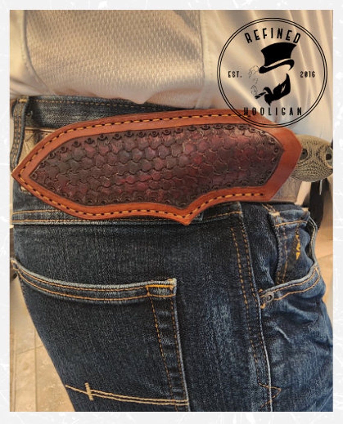 Bradford Horizontal Knife Sheath - Etsy