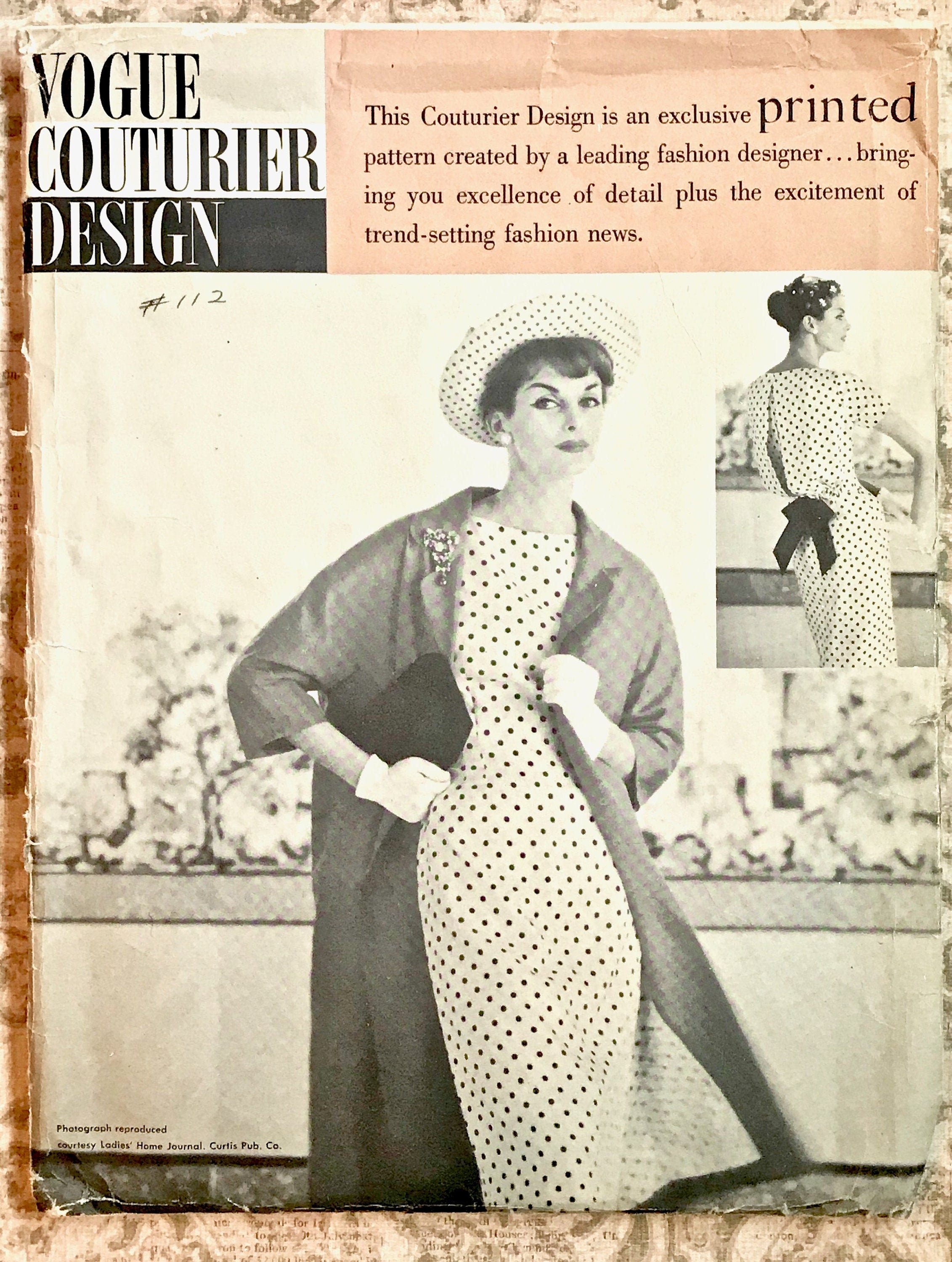 Vintage 1950's Couturier Design Women's Coat and Dress | Etsy