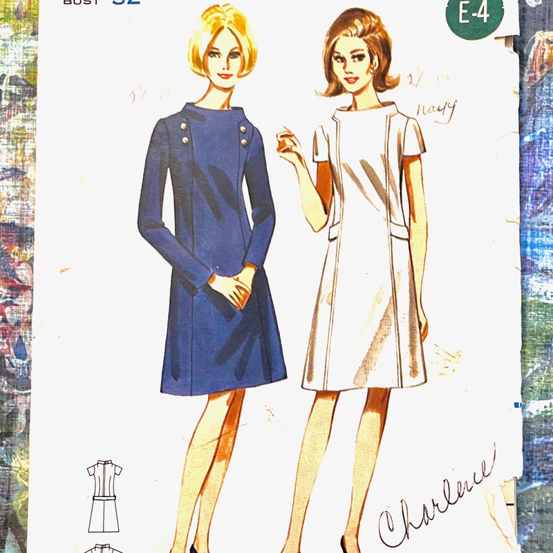 Funnel Neck Dress - Etsy