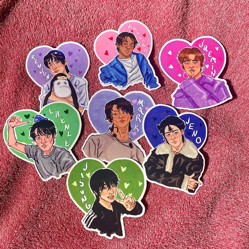 Nct Stickers - Etsy