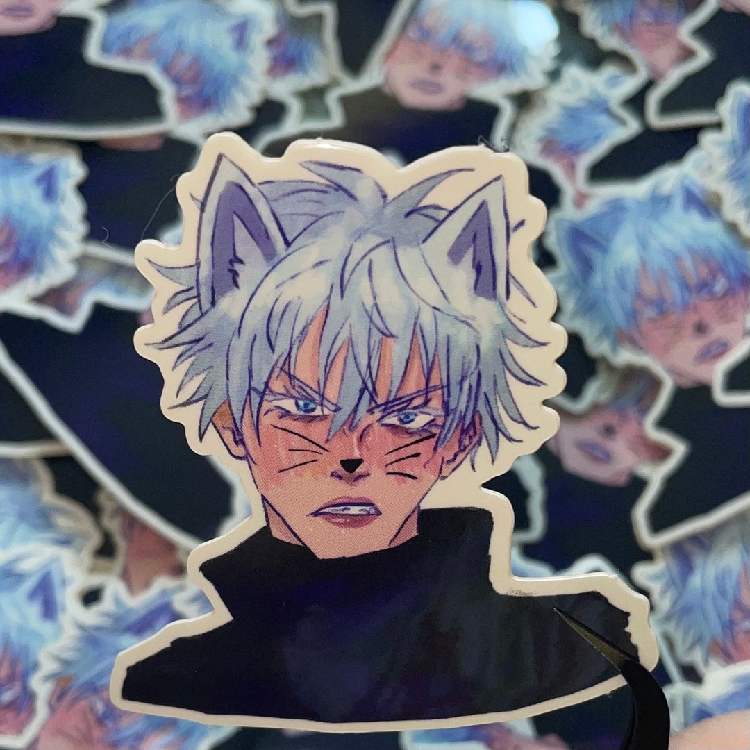 Kitty Gojo Sticker - Etsy