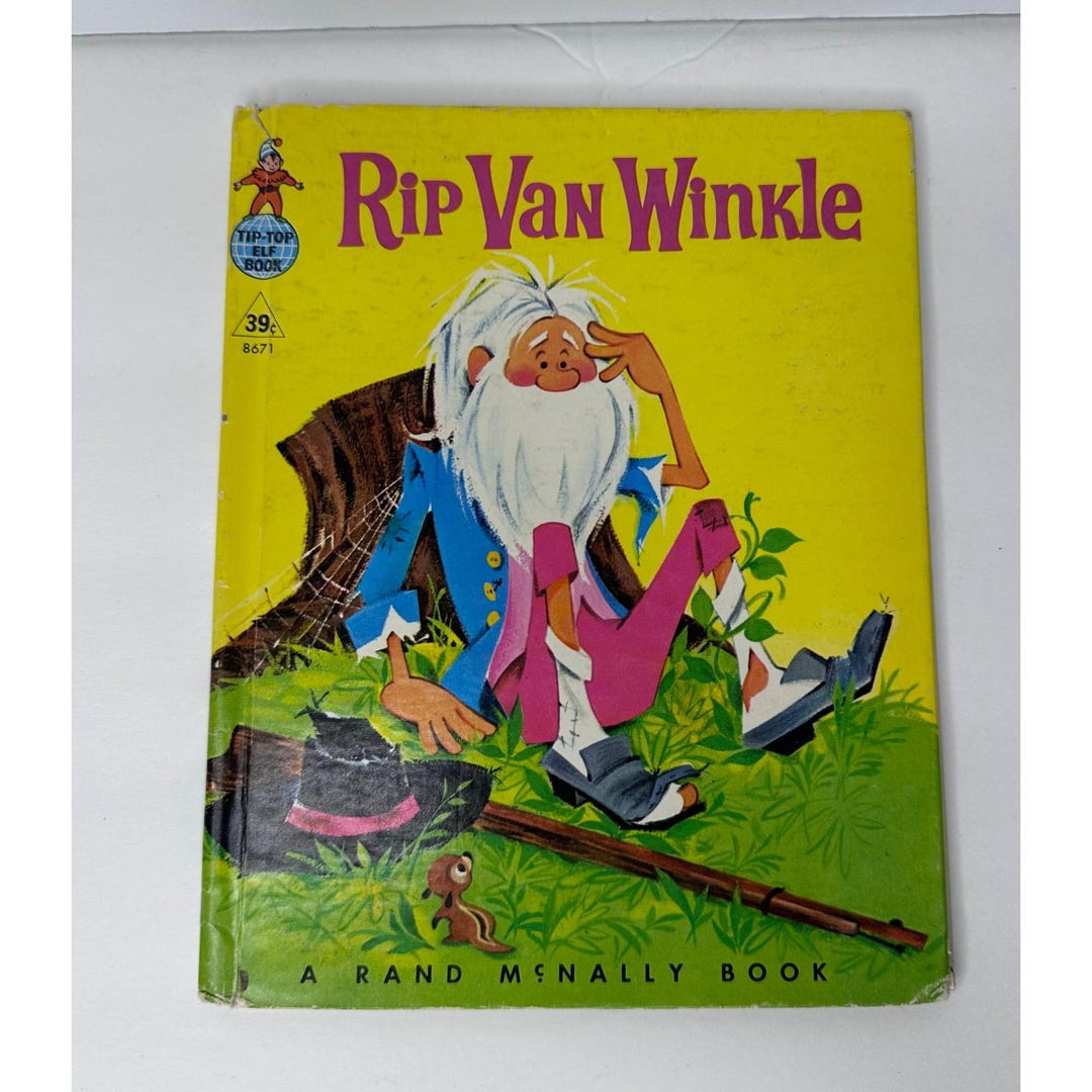 Vintage 1961 Rip Van Winkle Kid’s Book - Etsy