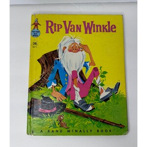 Vintage 1961 Rip Van Winkle Kid’s Book - Etsy