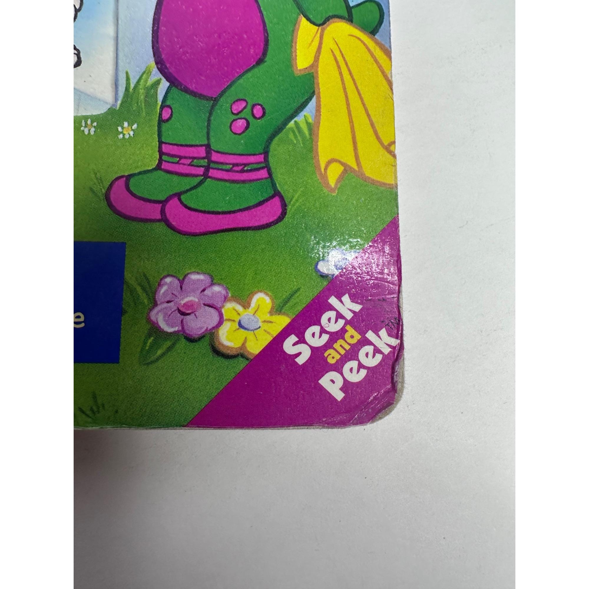 Barney & Baby Bop Follow That Cat Board Book 1994 - Etsy