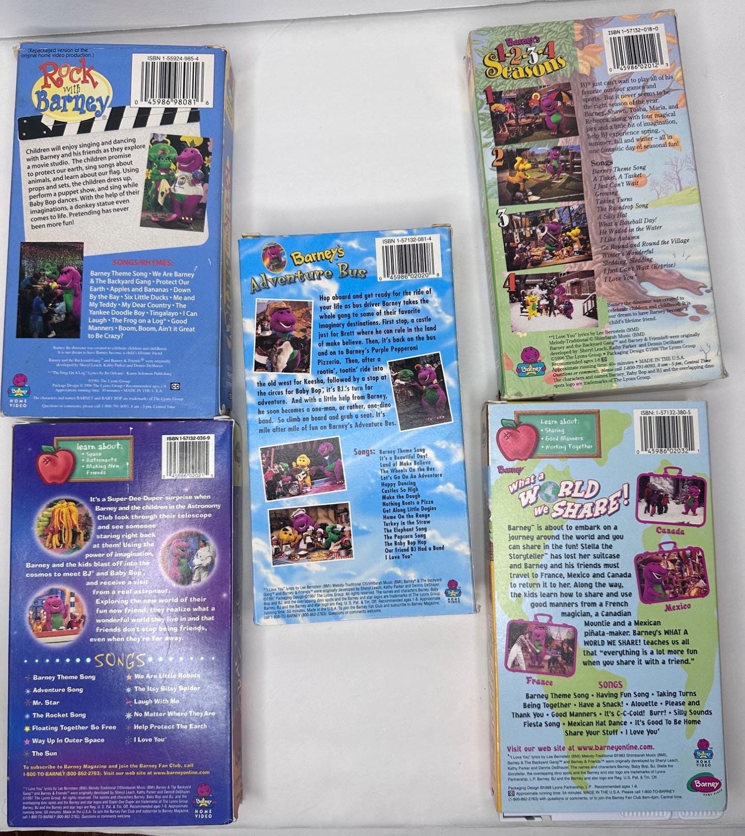 Barney 90’s VHS Tape *you Choose* - Etsy Australia