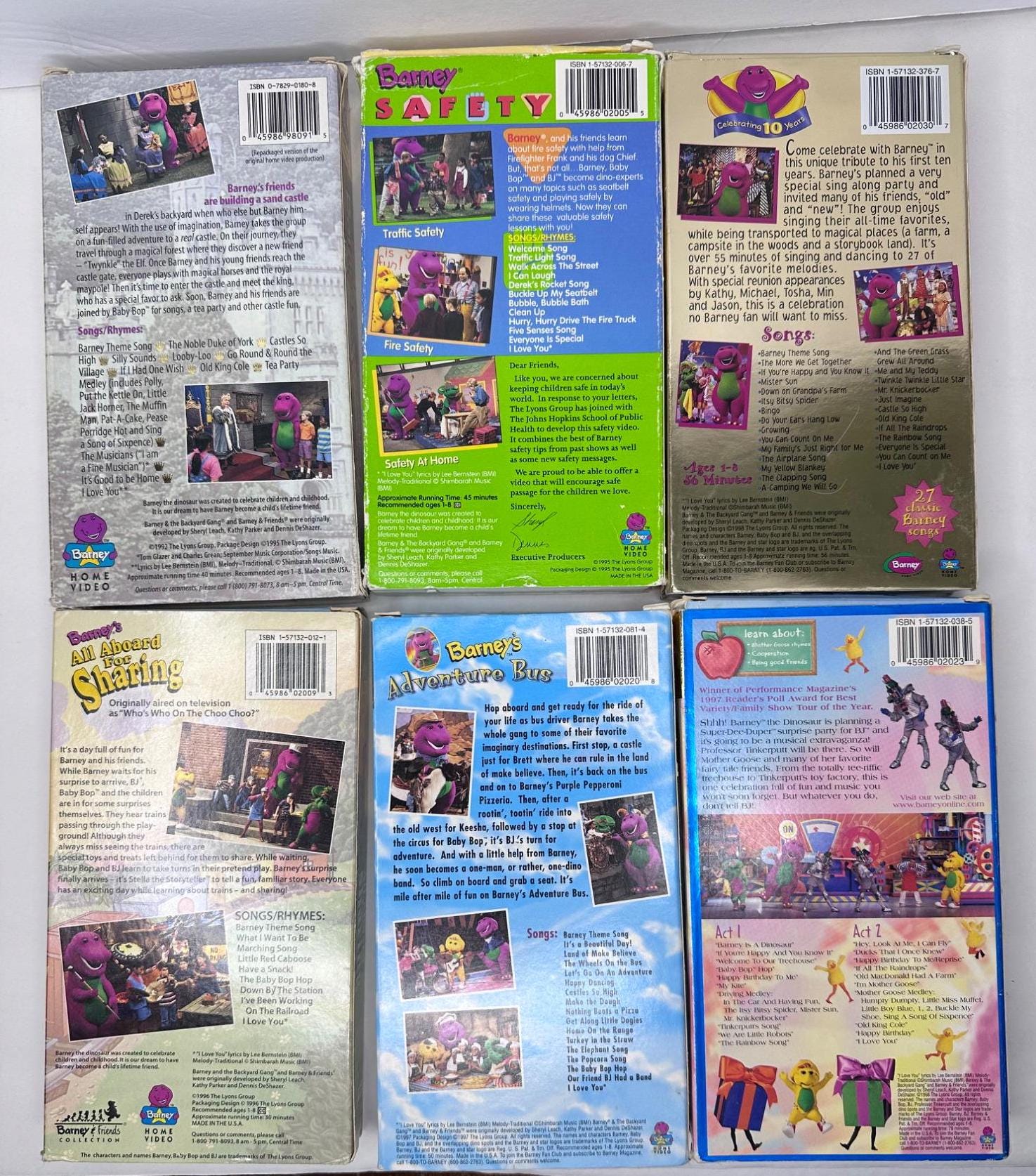 Barney 90’s VHS Tape *you Choose* - Etsy