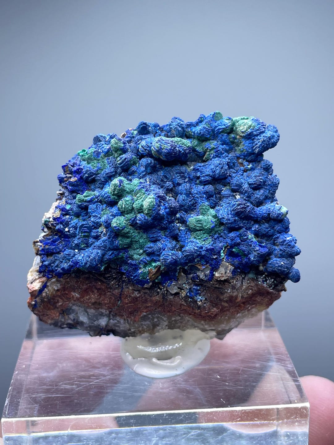 Deep Blue Azurite With Natural Malachite Contrast – Hand-selected ...