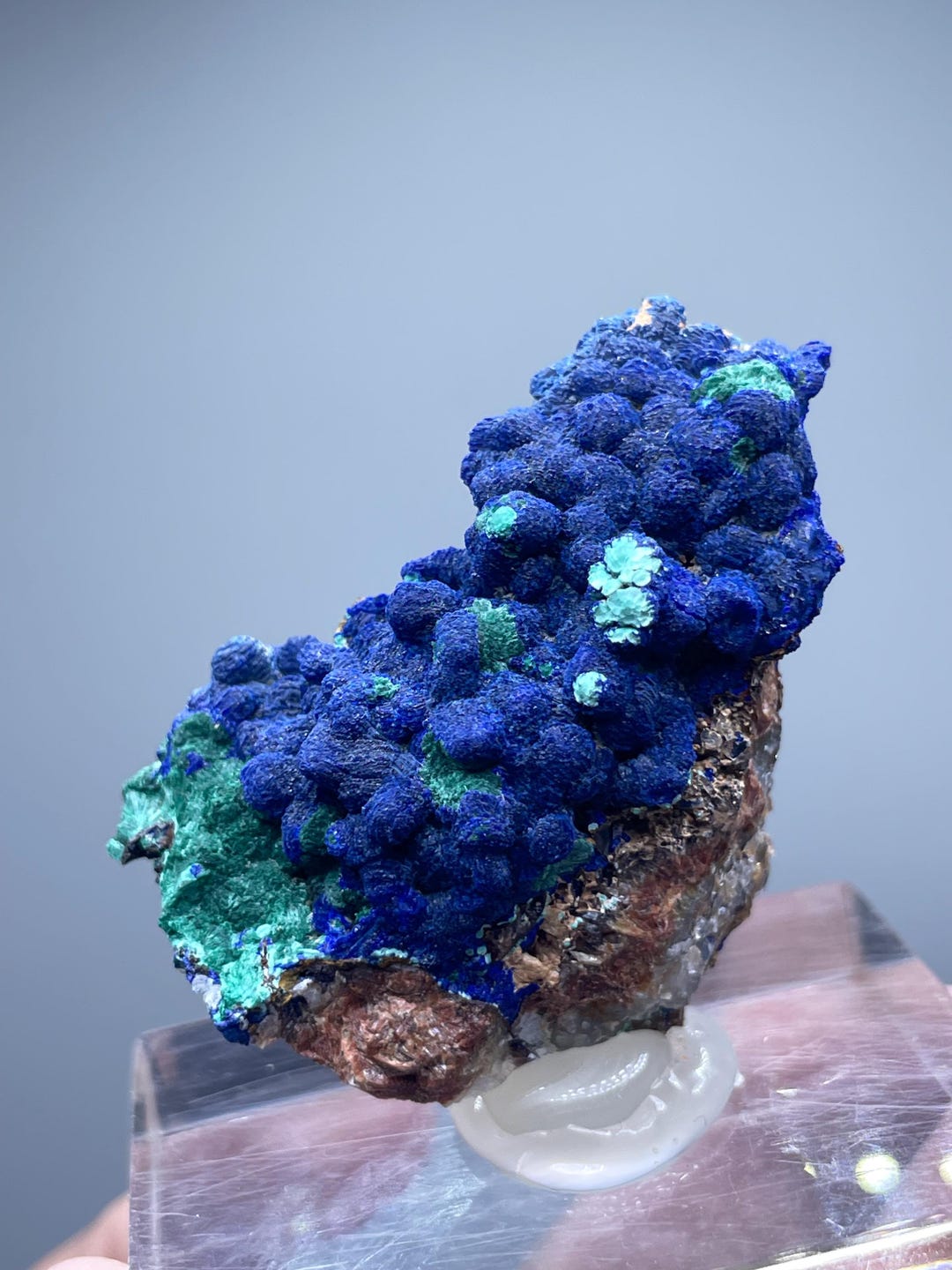 Deep Blue Azurite With Natural Malachite Contrast – Hand-selected ...