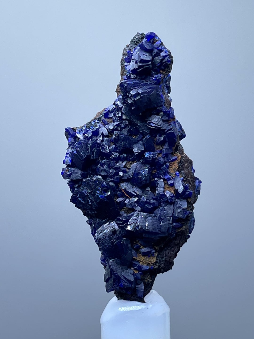 Deep Blue Azurite Crystal Cluster From Sidi Ayad, Morocco | Fine ...