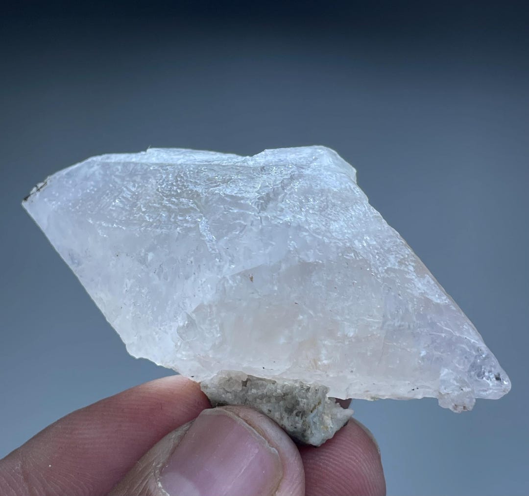 White Calcite Crystal, Mineral Specimen, Unique Crystal, Unique ...