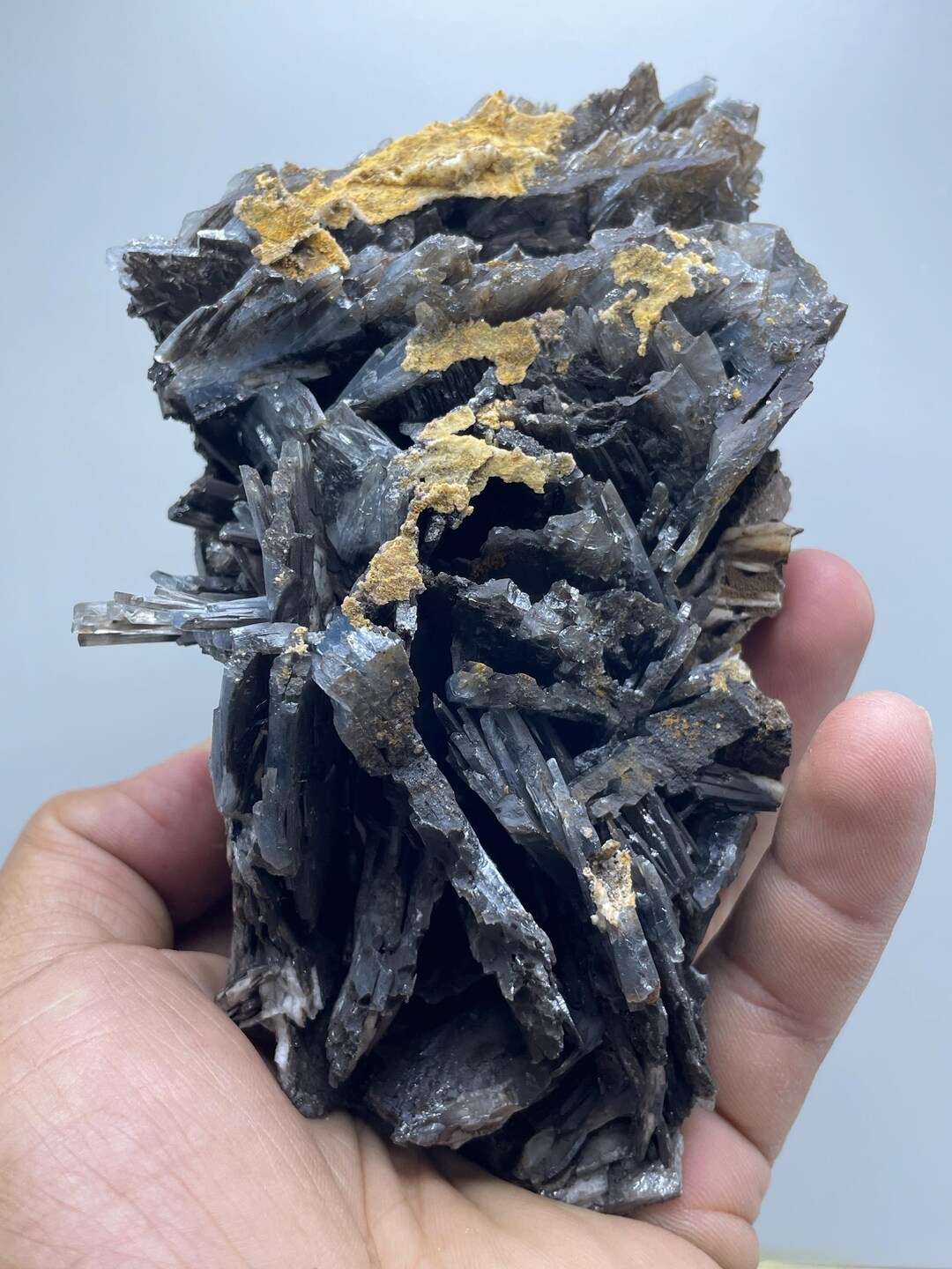 Blue Barite Crystal, Sidi Lahcen Mine, Nador Morocco, Rare Mineral ...