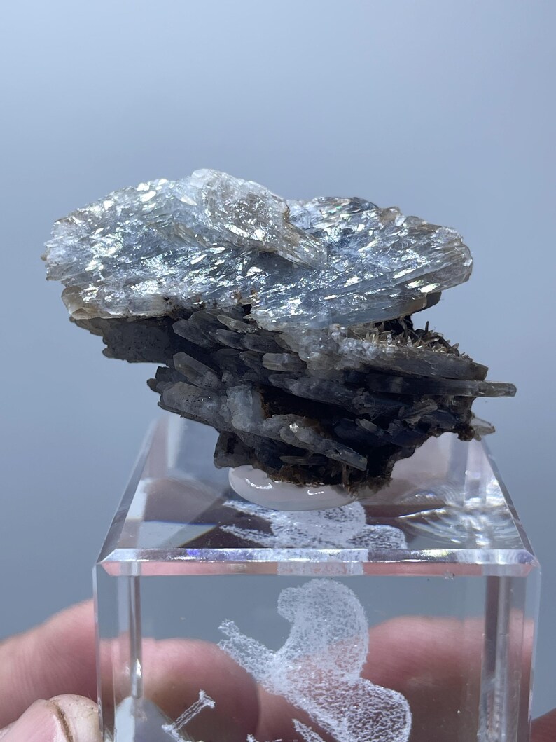 Bladed Blue Barite Crystal on Matrix – Natural Barite Specimen From ...
