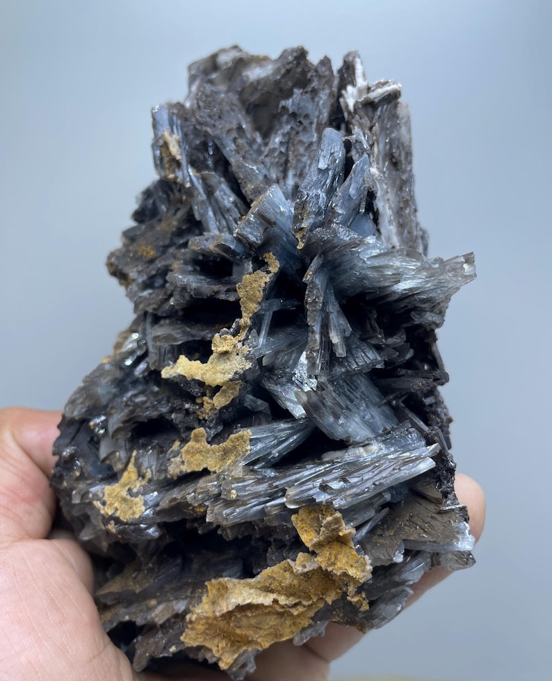 Blue Barite Crystal, Sidi Lahcen Mine, Nador Morocco, Rare Mineral ...