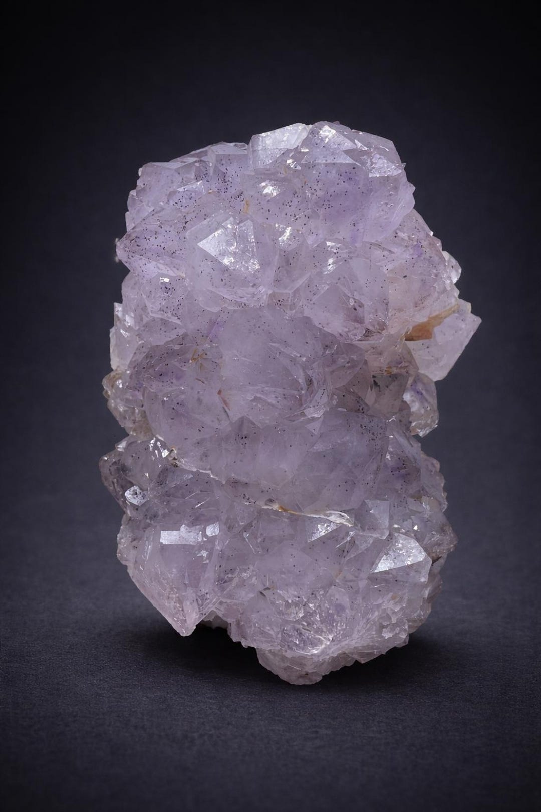 Amethyst With Black Inclusions – Unique Quartz Crystal From Morocco. - Etsy