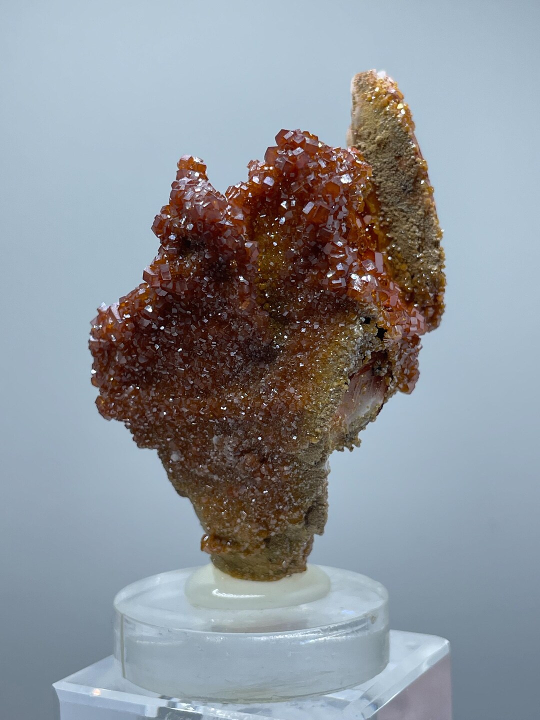Rich Red Vanadinite Crystal Formation – Sparkling Natural Beauty From ...