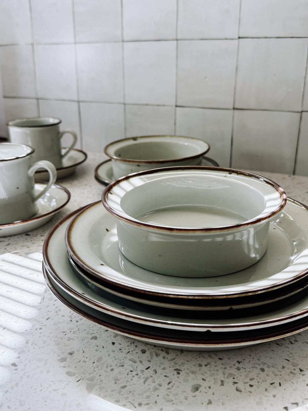Vintage Dansk the Starter Dish Set: Mid-century Modern 12-piece Brown ...