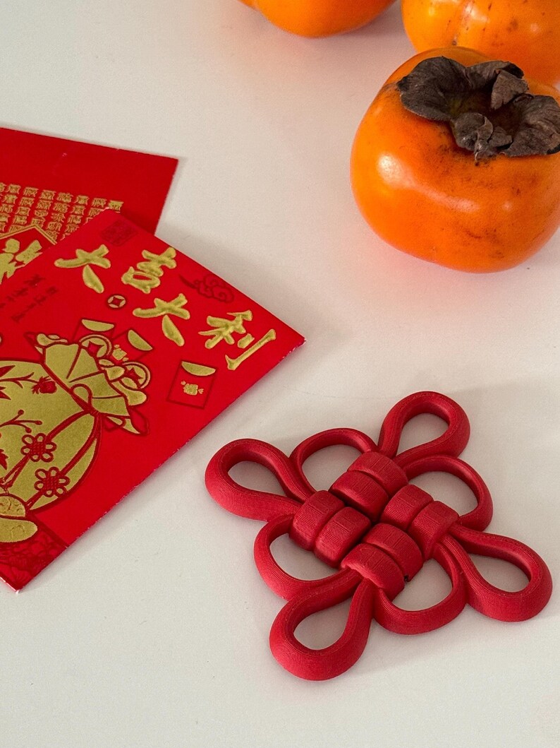 Chinese Lucky Knot Magnet Perfect for Lunar New Year Festive Decor ...