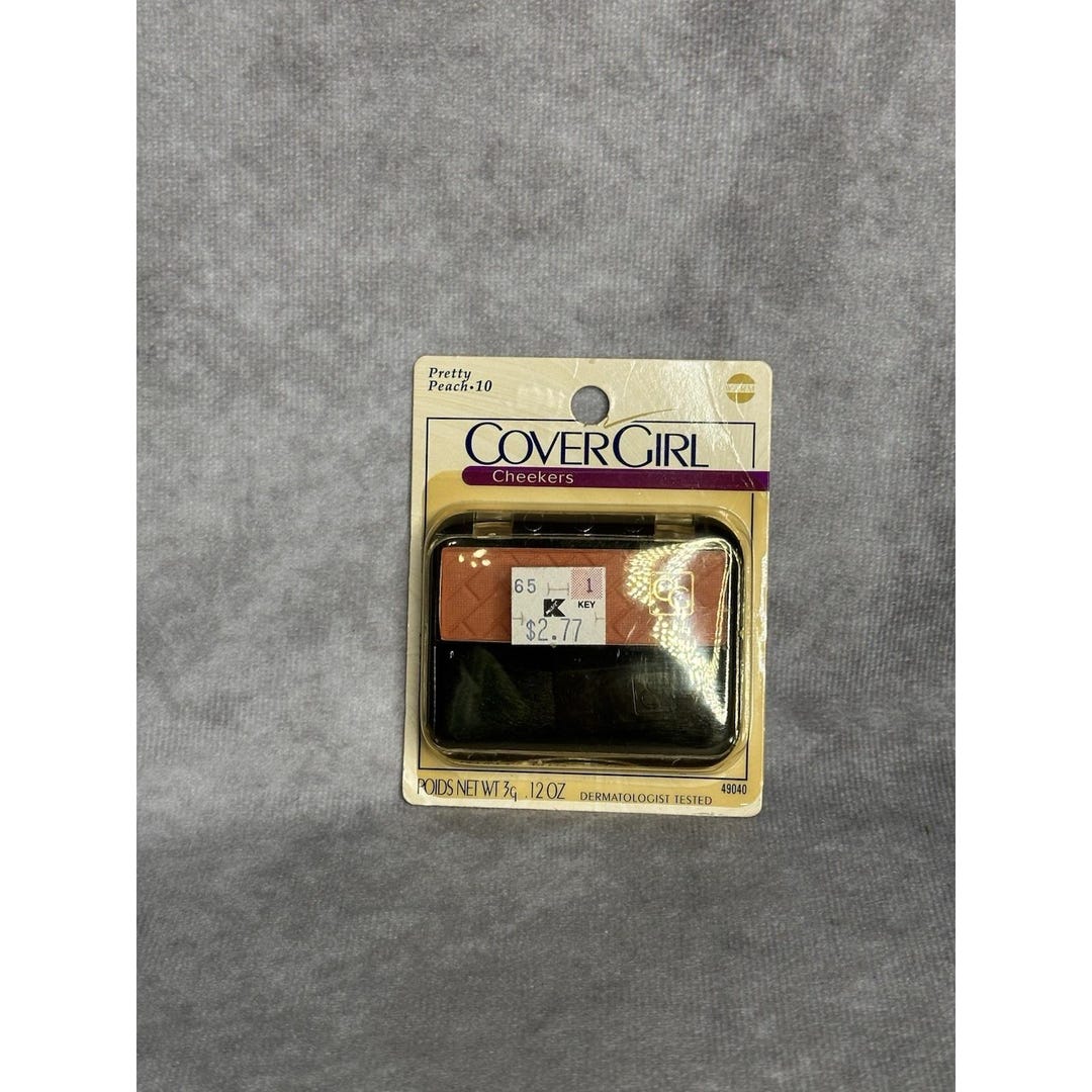 Covergirl Cheekers Powder Blush Pretty Peach 150 0.12 Oz NEW IN PACKAGE ...