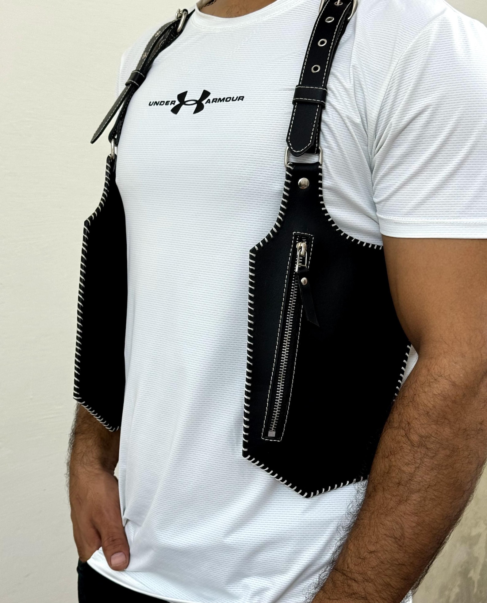 Geninun Leather Holster Bag Tan Leather Shoulder Bag Leather Festival ...