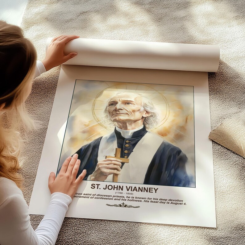 Saint John Vianney Icon | Patron Saint of Priests and Confessors ...