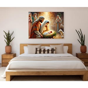 The Nativity of Christ, Catholic Prints, Digital Wall Art, Digital ...