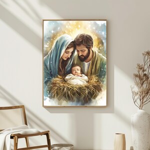 The Nativity of Peace, Catholic Print, Digital Download, Nativity, Holy ...