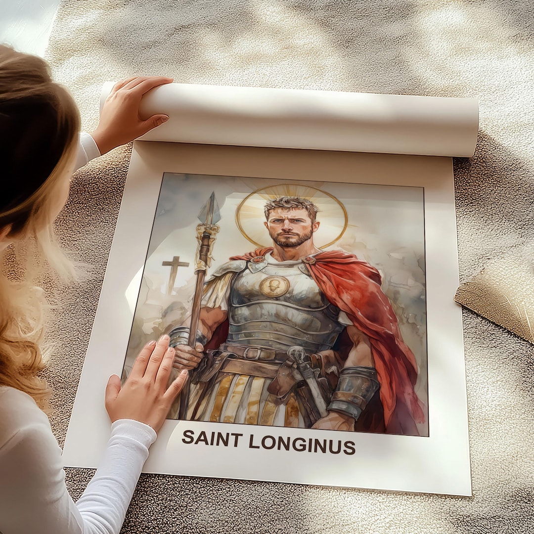 Saint Longinus Icon | Roman Soldier and Patron of Soldiers | Catholic ...
