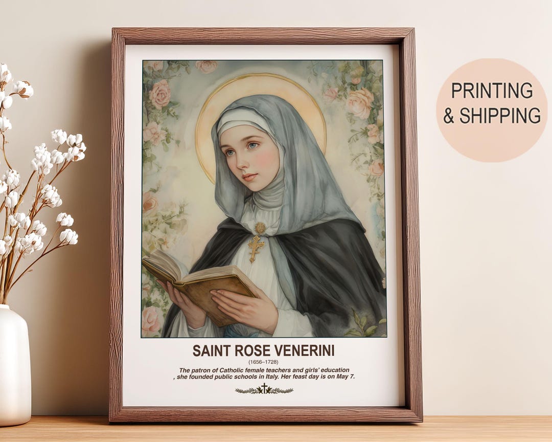 Saint Rose Venerini Icon | Founder of the First Public Schools for ...
