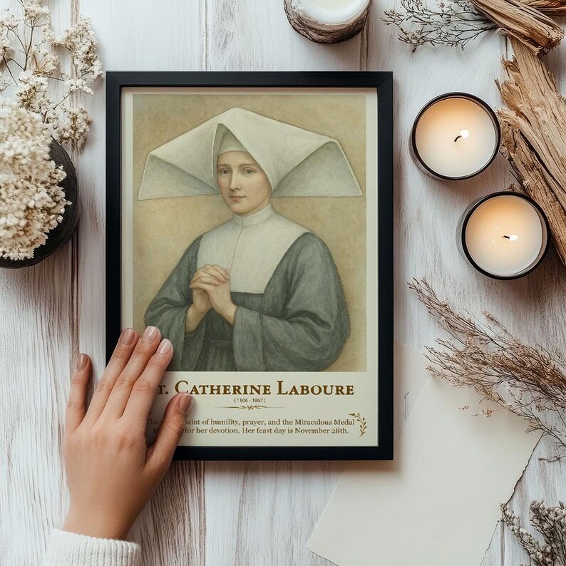 Saint Catherine Laboure Poster | Custom Birthday, Holiday and ...