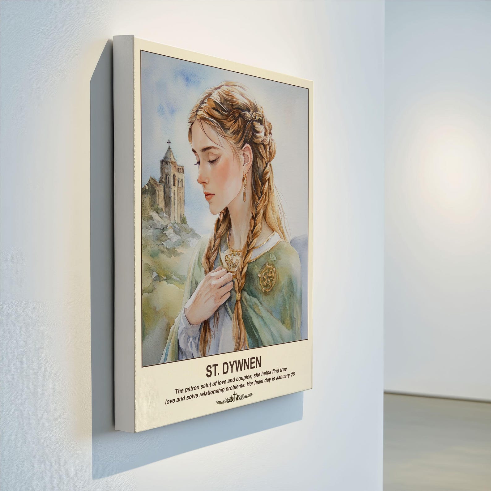 Saint Dwynwen Icon | Patron Saint of Lovers and Relationships ...