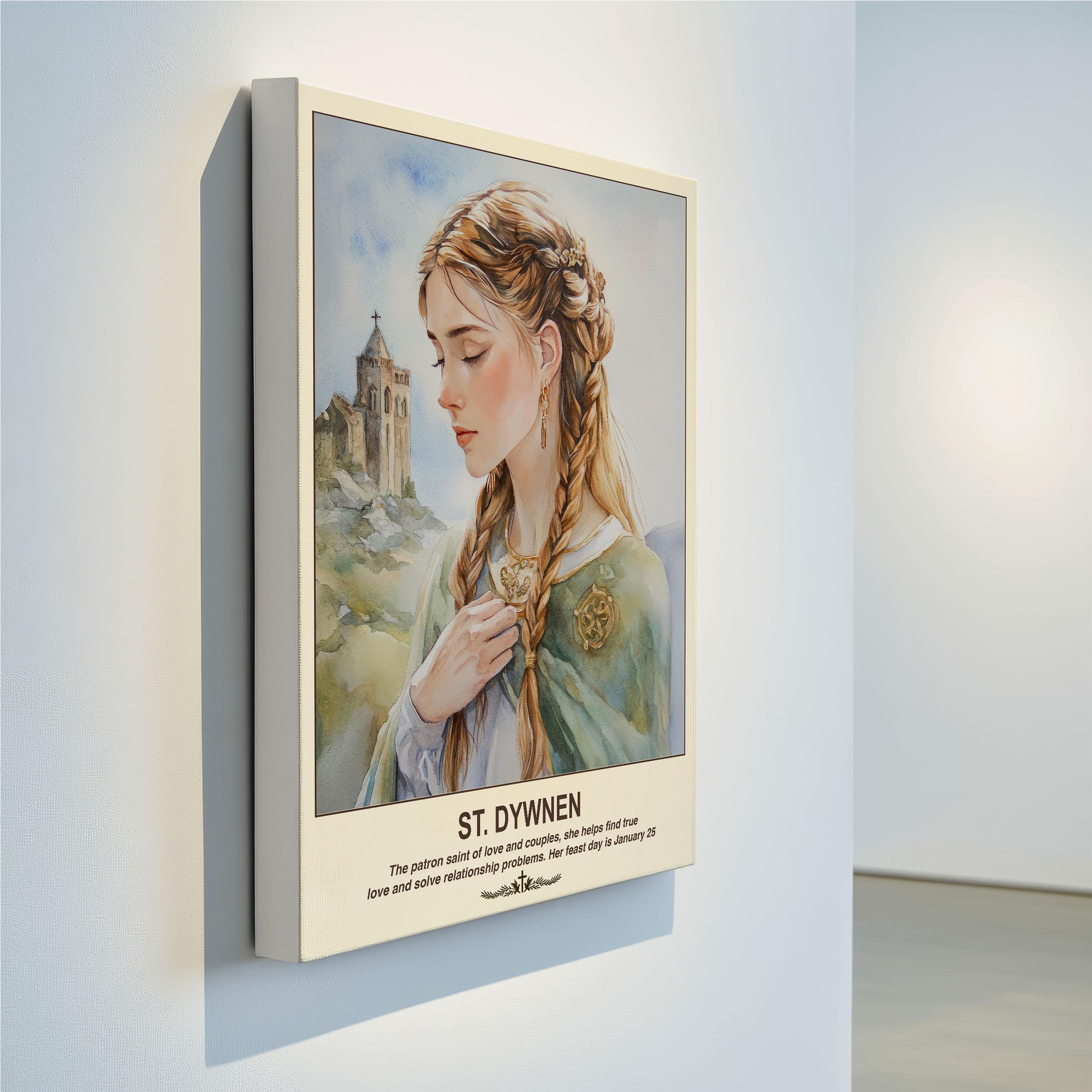 Saint Dwynwen Icon | Patron Saint of Lovers and Relationships ...