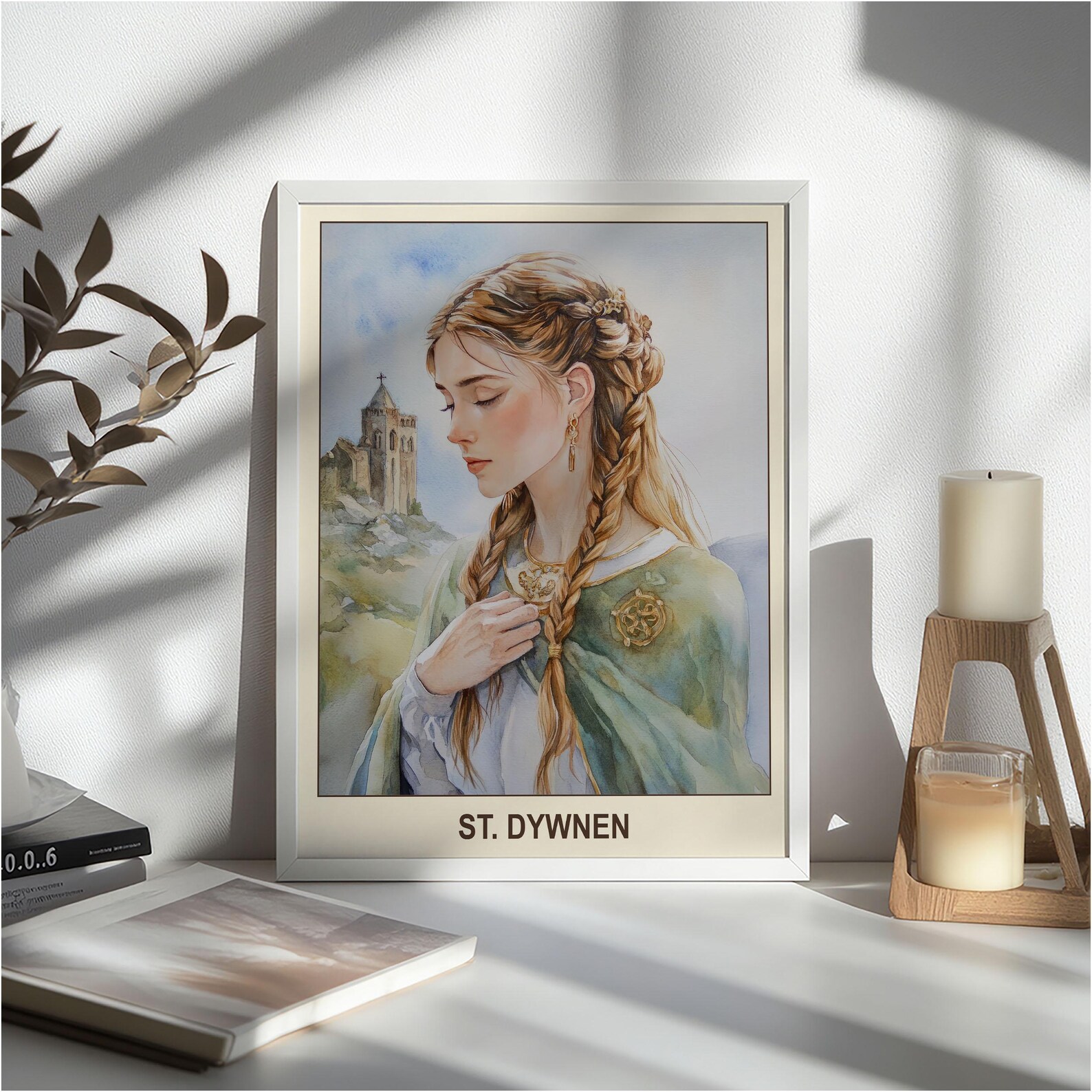 Saint Dwynwen Icon | Patron Saint of Lovers and Relationships ...