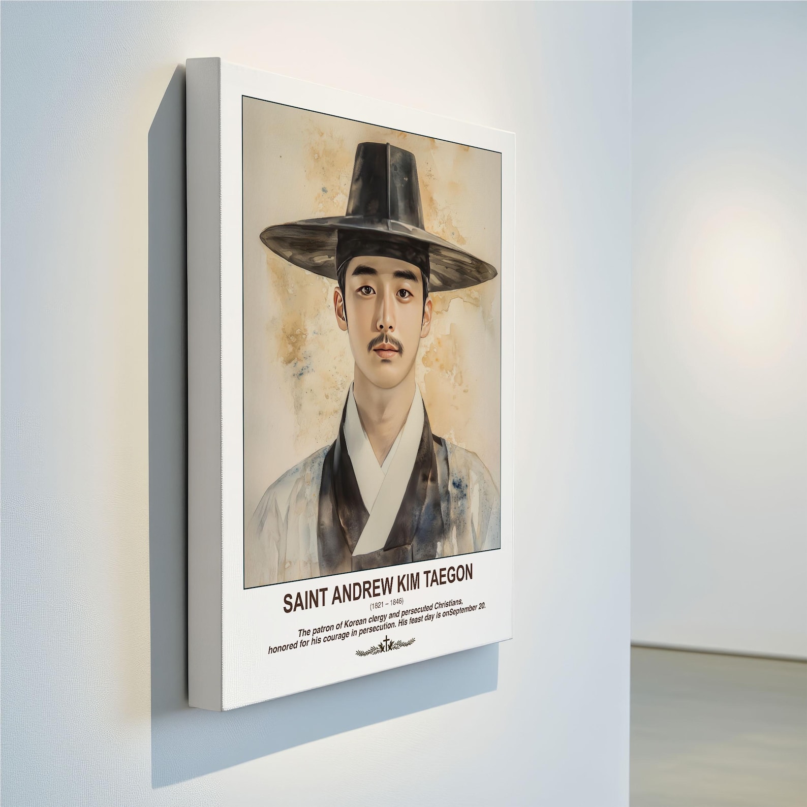 Saint Andrew Kim Taegon Icon | Korean Martyr Priest Artwork | Catholic ...