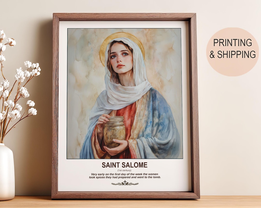 St. Salome Icon | Holy Women of the Bible | Christian Religious Icon ...