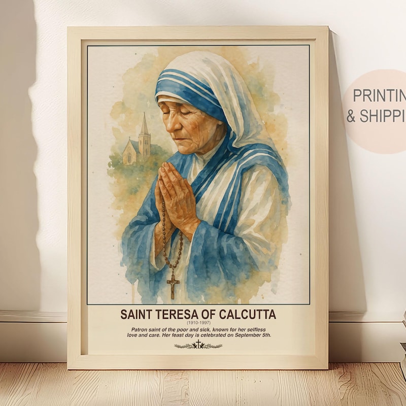 Prayers of Mother Teresa - Etsy UK