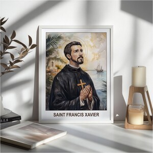 Portrait of St. Francis Xavier | Catholic Wall Art Print | God's Gift ...