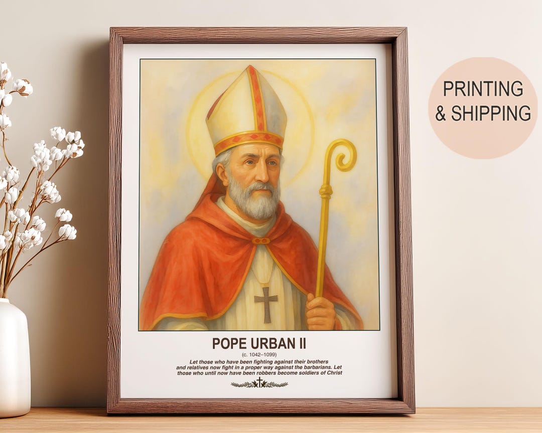 Pope Urban II Watercolor Art Print: Catholic Gift - Etsy